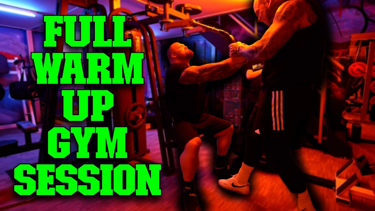 Eddie Hall Martyn Ford Full Warm Up Gym Session - YouTube