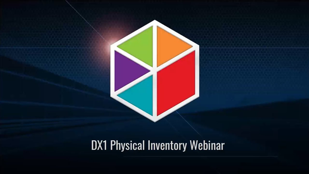DX1 Annual Inventory Webinar - November 9, 2021 - YouTube
