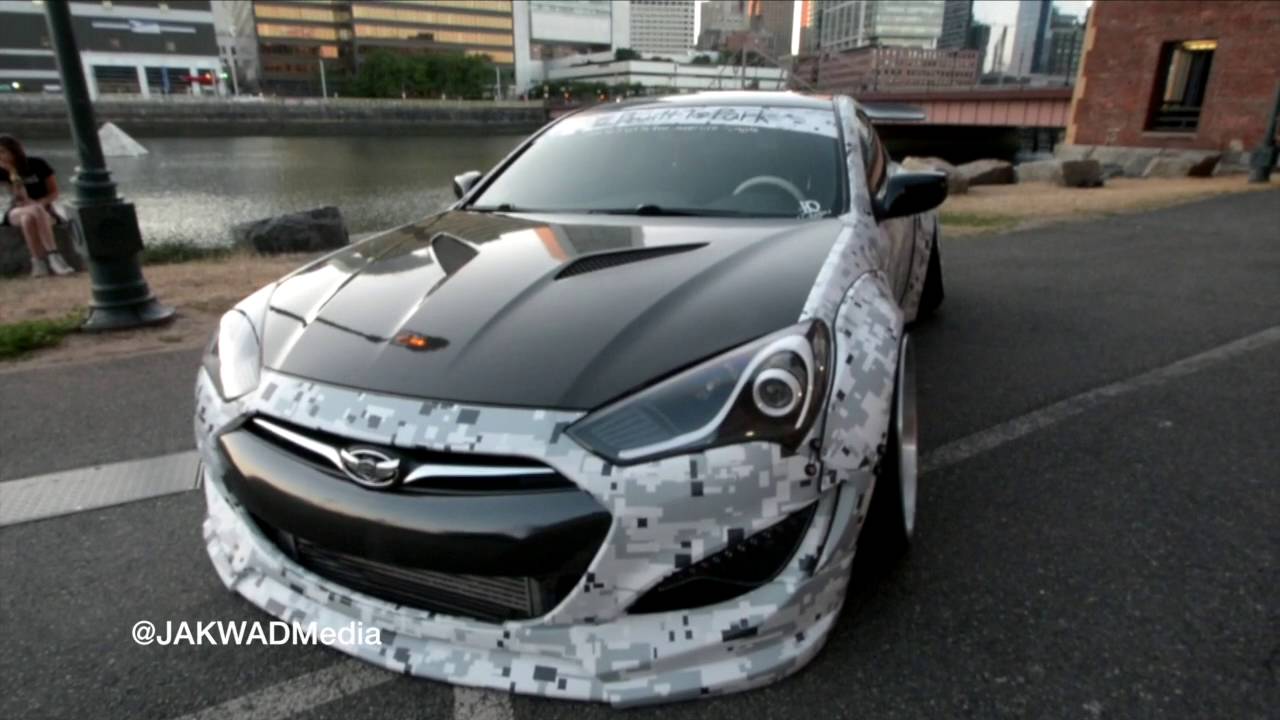 Wide Body Bagged Genesis - YouTube