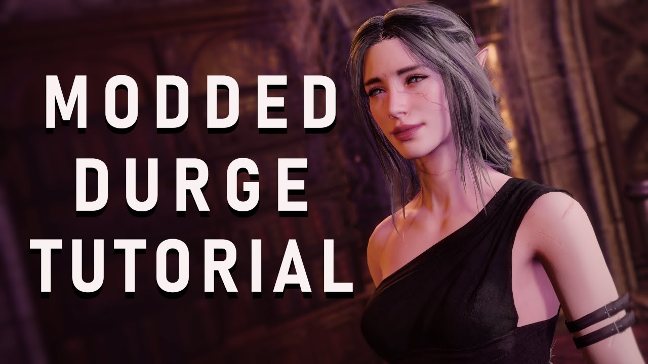 Modded Female Dark Urge Character Creation Tutorial | Baldur's Gate 3 ...