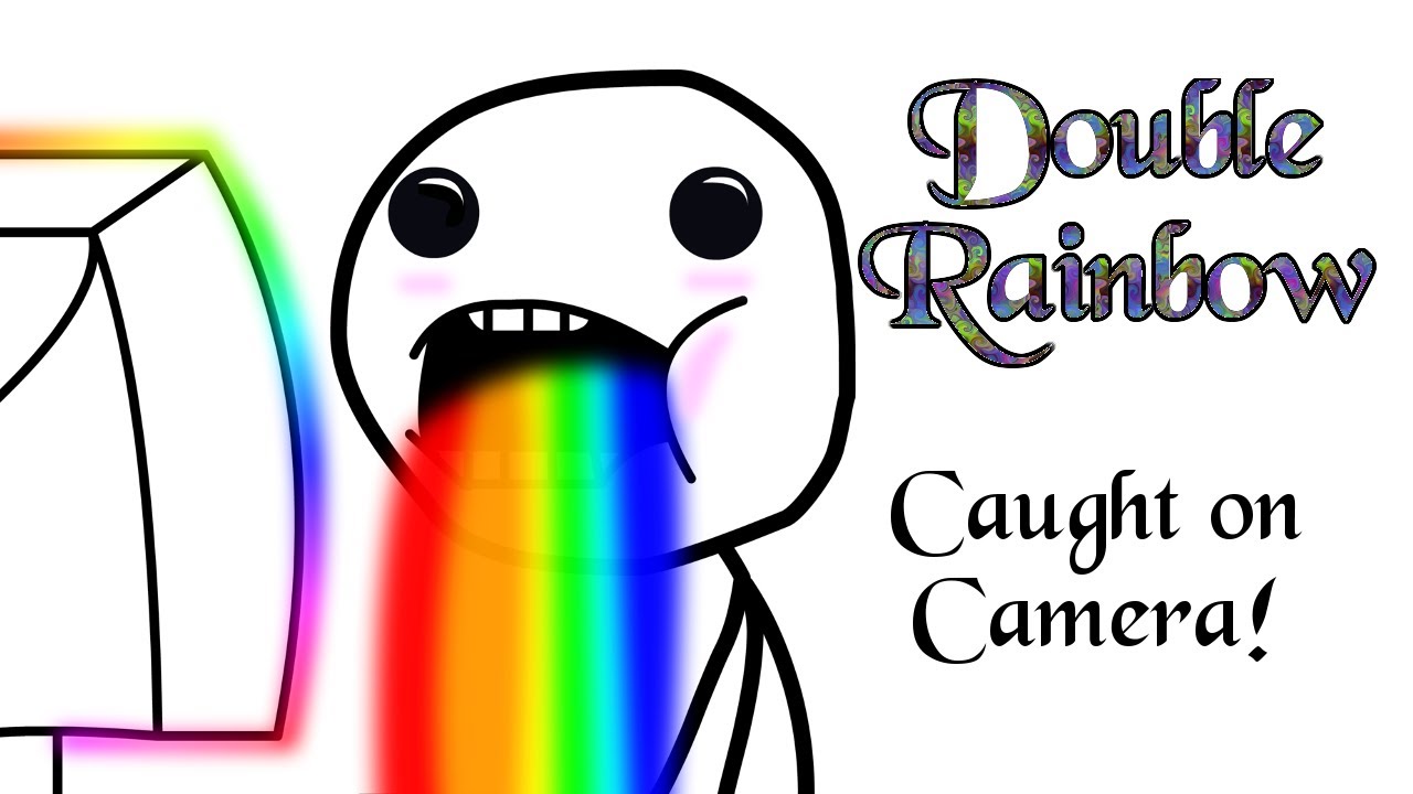 Double Rainbow Caught on Camera! Wow! - YouTube