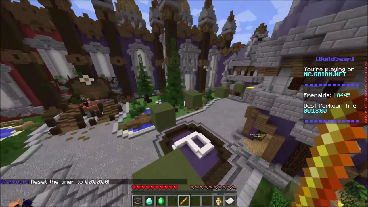 Minecraft Parkour Speedrun - Grian Network Build Swap Lobby [17:872 ...