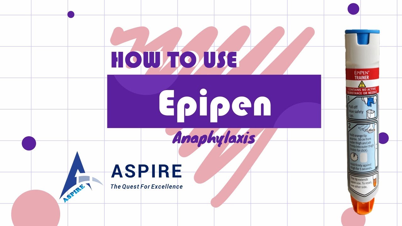 How to use an EpiPen by Dr. Ankur Garg | Aspire Education | PLAB2 - YouTube