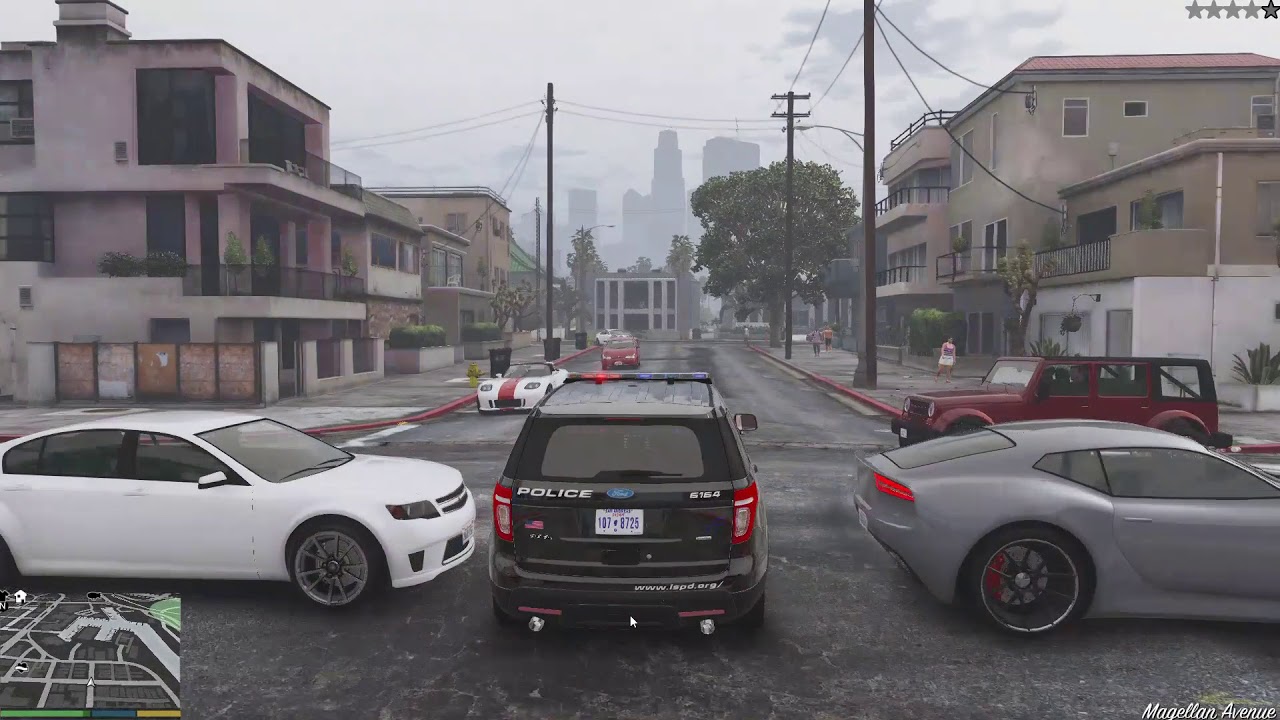 GTA V mods - LSPDFR - mega car pack - LSPD Pack Cars - YouTube