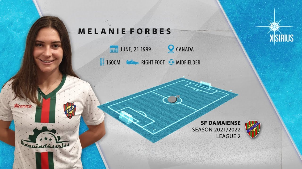 Melanie Forbes (S.F. Damaiense) .Season 2021/2022 .Midfielder - YouTube