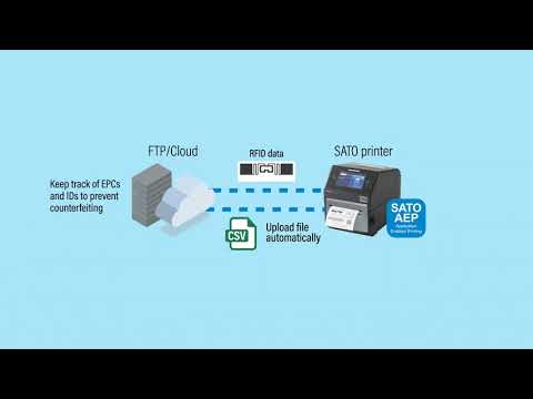 RFID data logging solution using SATO AEP - YouTube