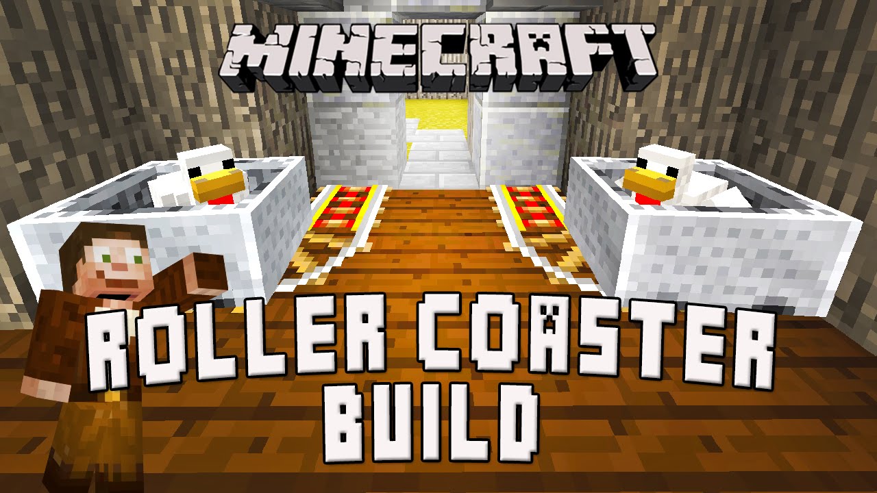 Minecraft: Building The Roller Coasters Line And Chicken Exit (Scarland ...