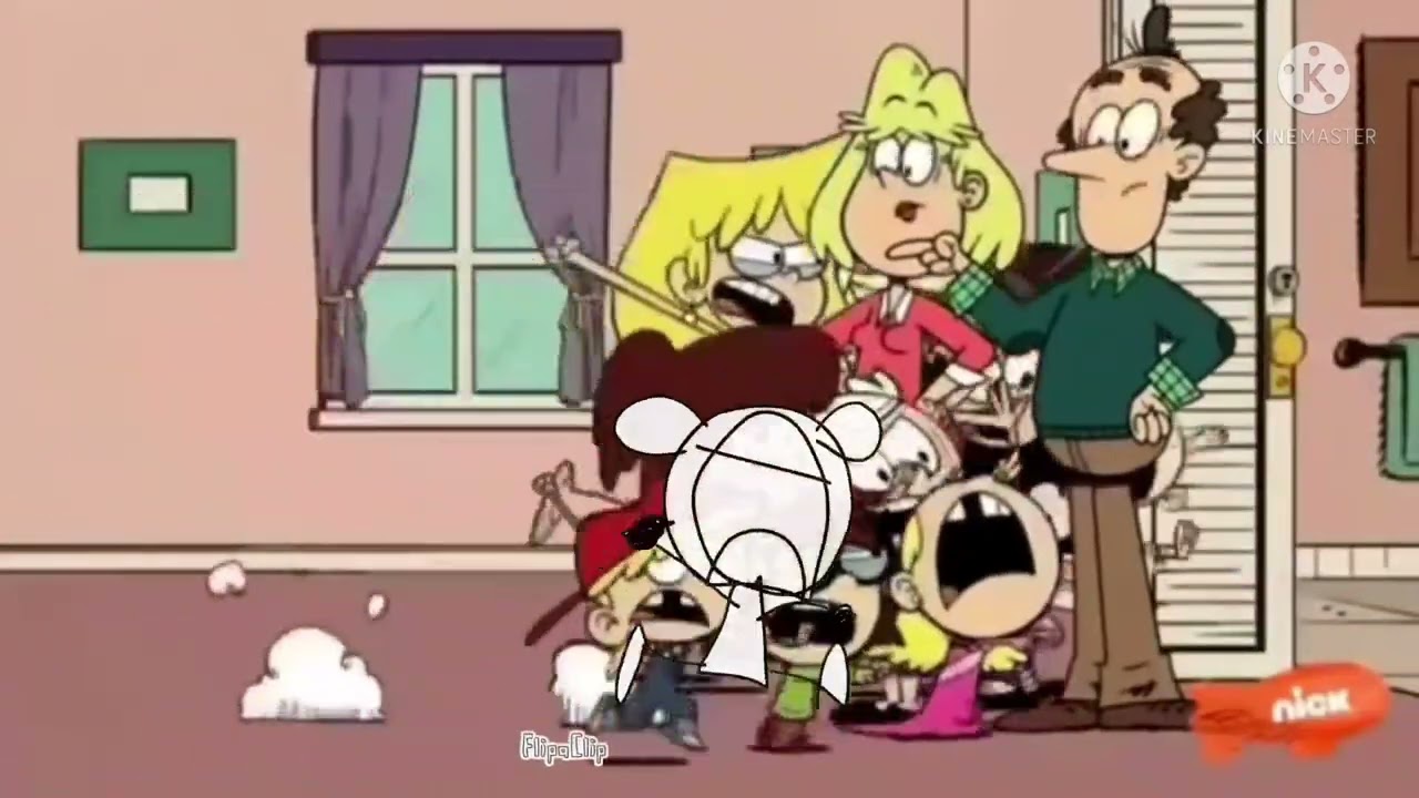 the loud house fight cloud add round 1 - YouTube