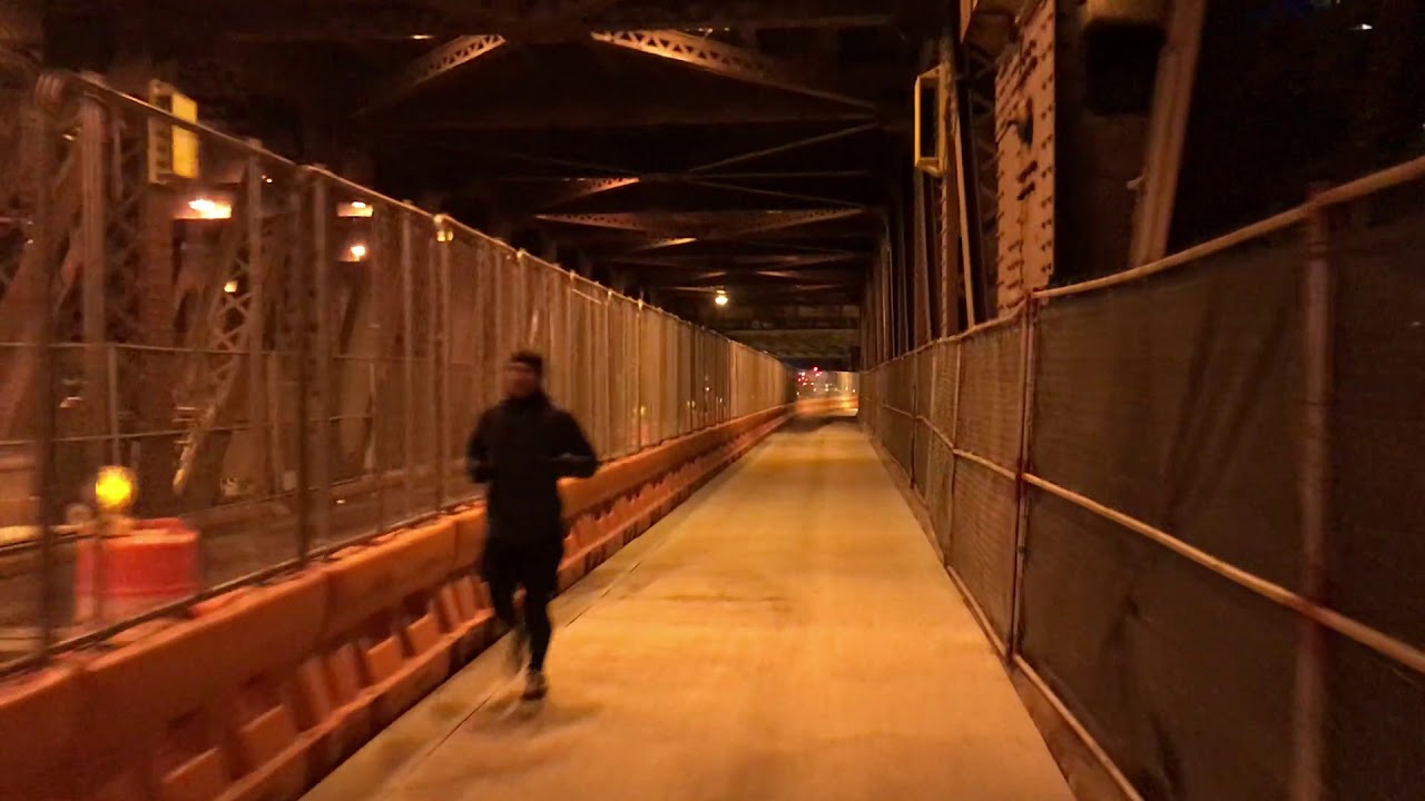 Temporary bike/ped path on Lower LSD - YouTube