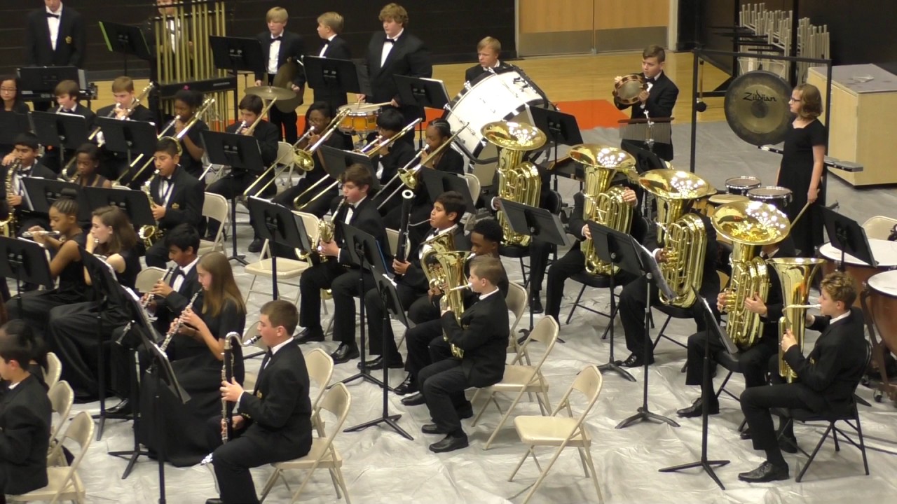 Bumpus Middle School Concert Band I - Fall 2016 Concert - YouTube