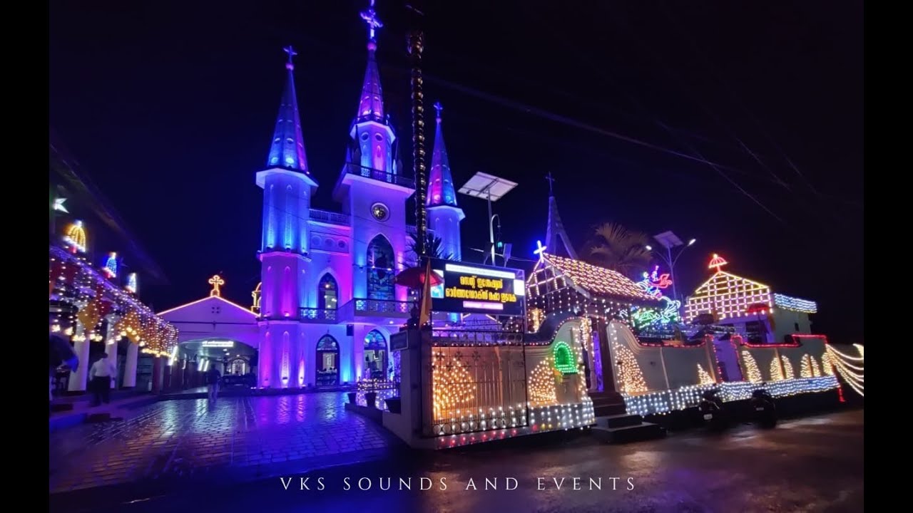 light show | perunal 2021 | mahaedavaka kaipattoor |VKS - YouTube