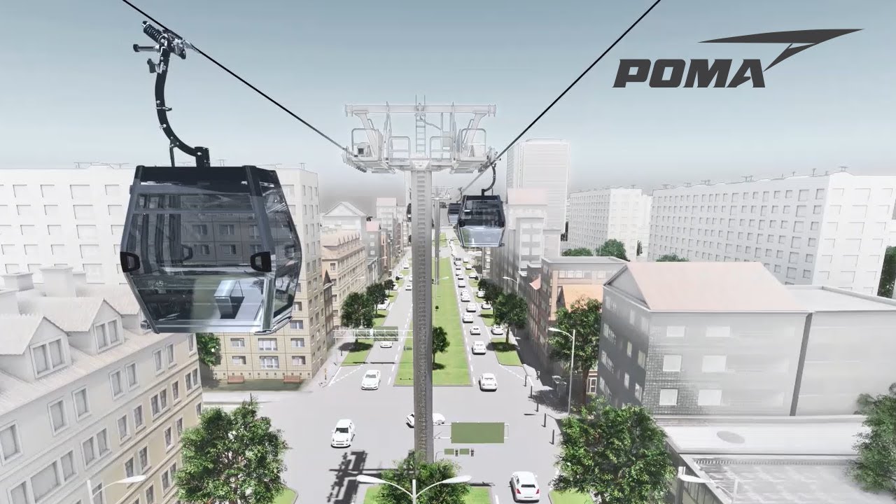 POMA URBAN AERIAL ROPEWAYS, SUSTAINABLE SOLUTION - YouTube