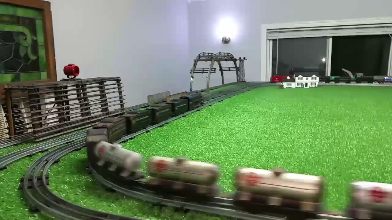 marx 999 complete original / 24 tin litho cars - YouTube