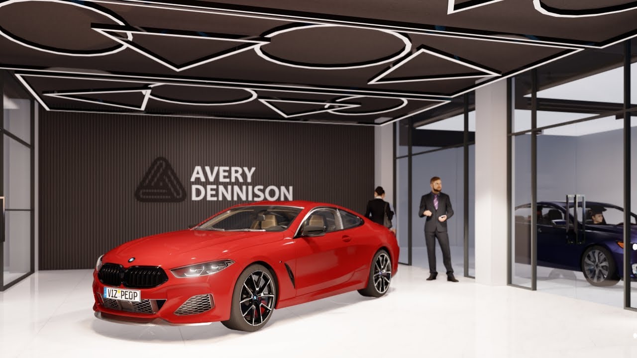 "Inside Avery Dennison Flagship Showroom: Immersive Animation Tour ...