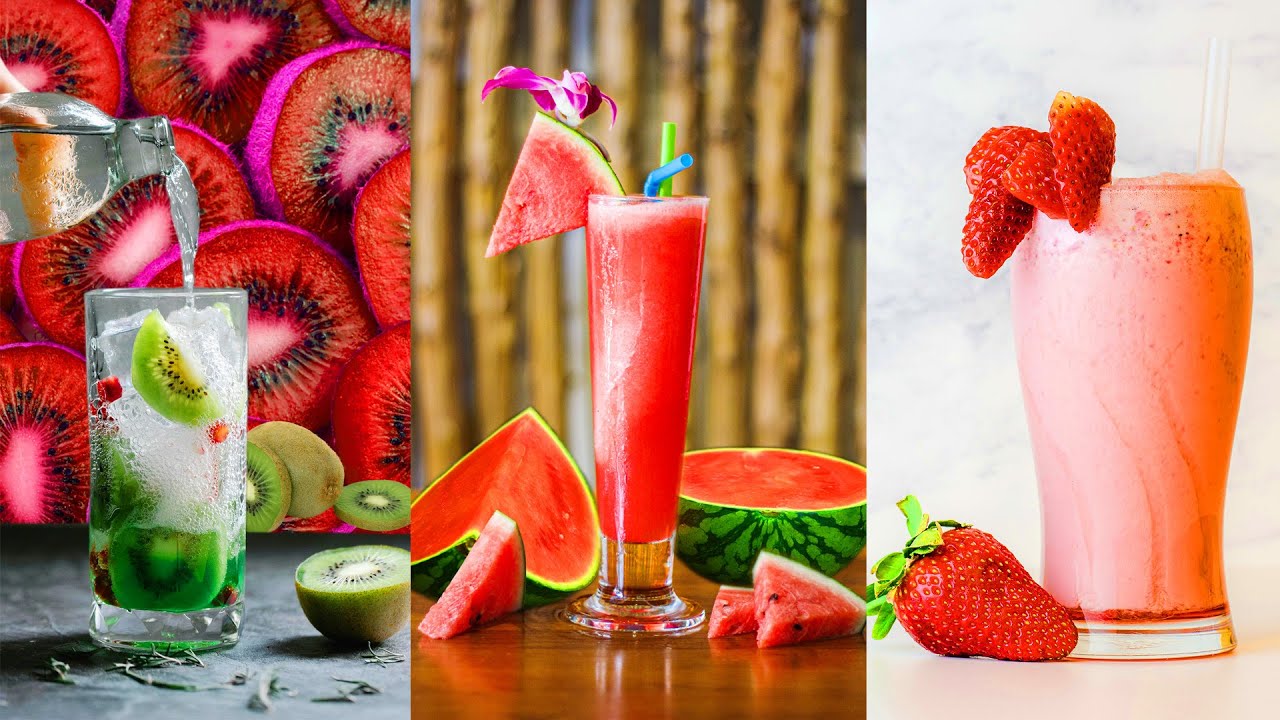 🔥Top 5 Variety Refreshing Drinks 😮ചൂടുകാലത്തു ഇതുപോലെ ഉണ്ടാക്കി നോക്കൂ ...