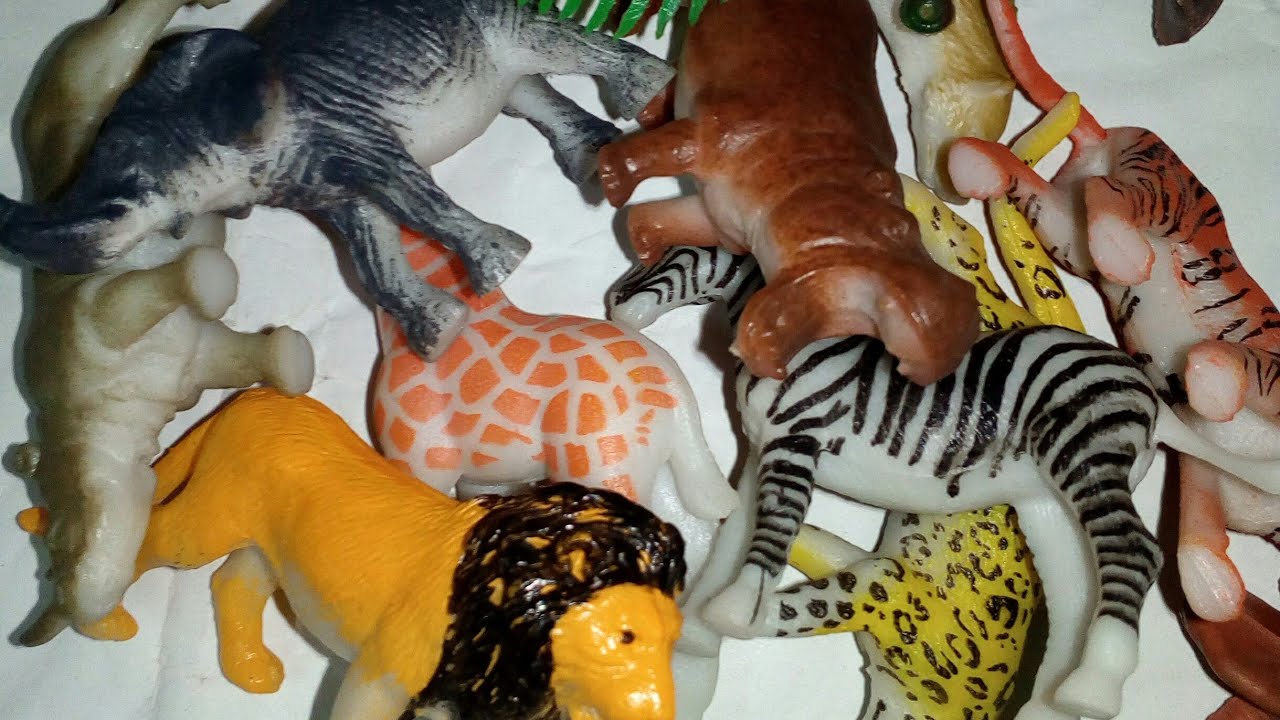 Amazing Animals Collection🐯🌳🌲🐆🐻🐵🐘🐺🐼🐯🐆🐒🐘🐻🐺🐯#youtube #viral #toys - YouTube