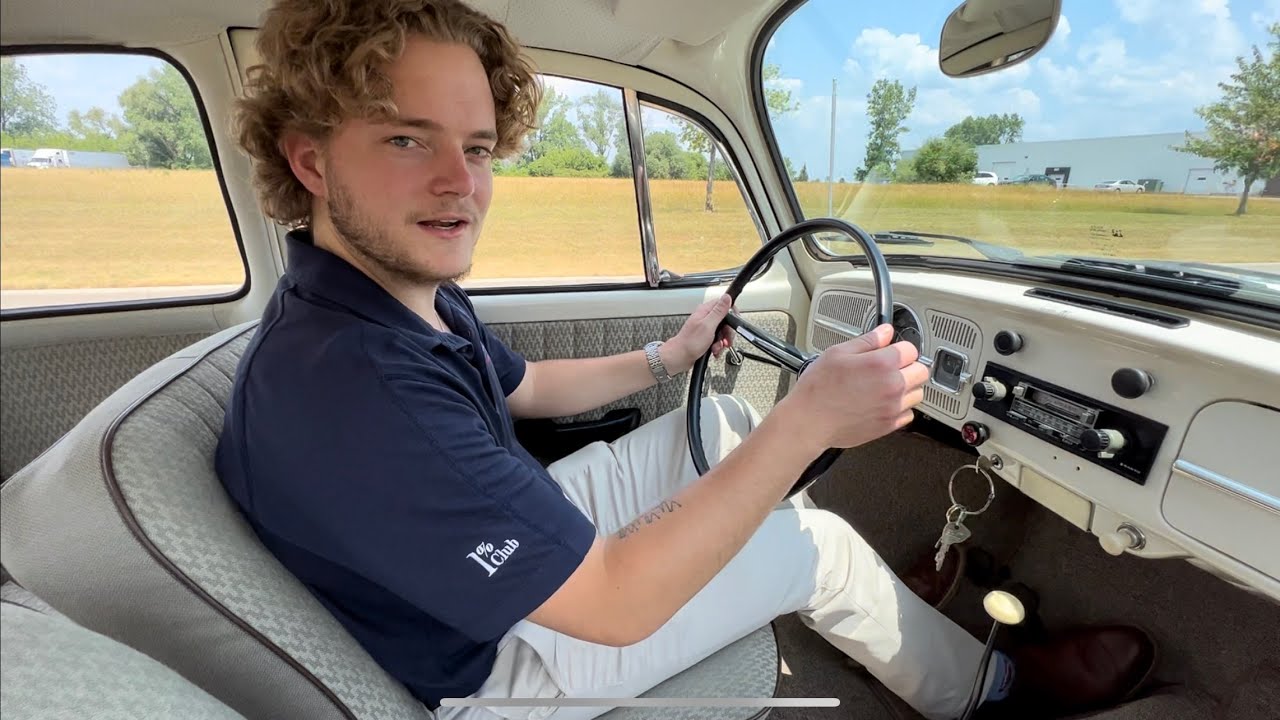 1967 VW Beetle - Driving with Steve! - YouTube