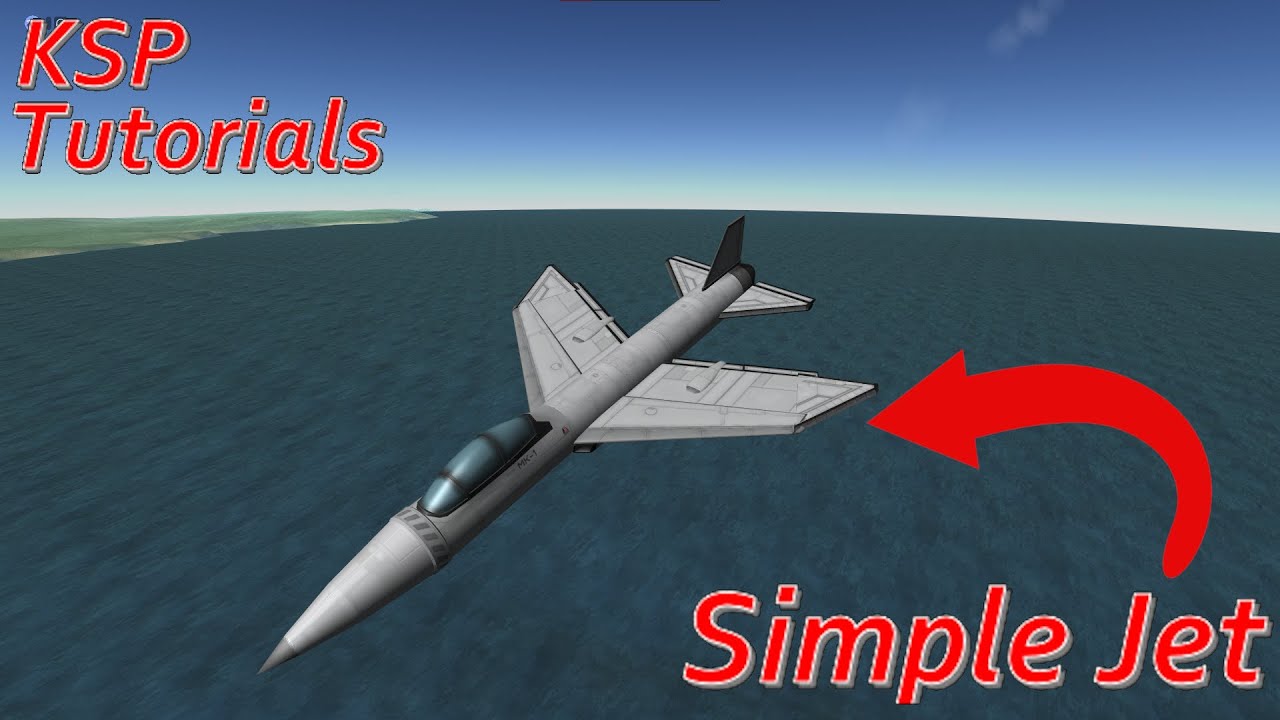 KSP Simple Plane Tutorial (BD Armoury) - YouTube