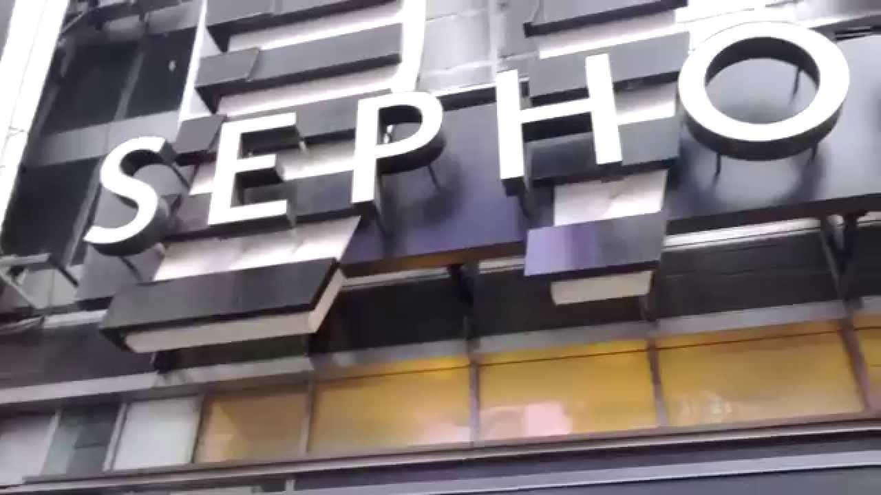 A View of the Sephora Store on 42nd Street, near Times Square, New York ...