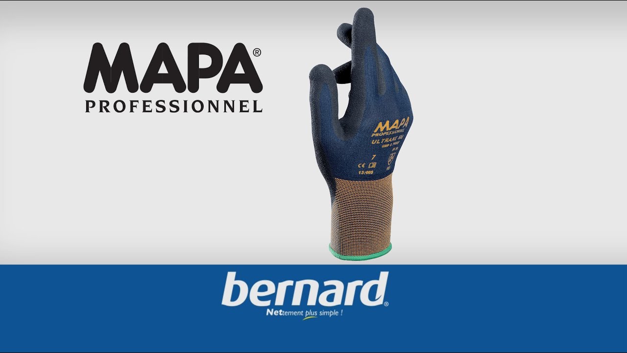 Gants ultrane 500 Grip & Proof MAPA - Bernard - YouTube