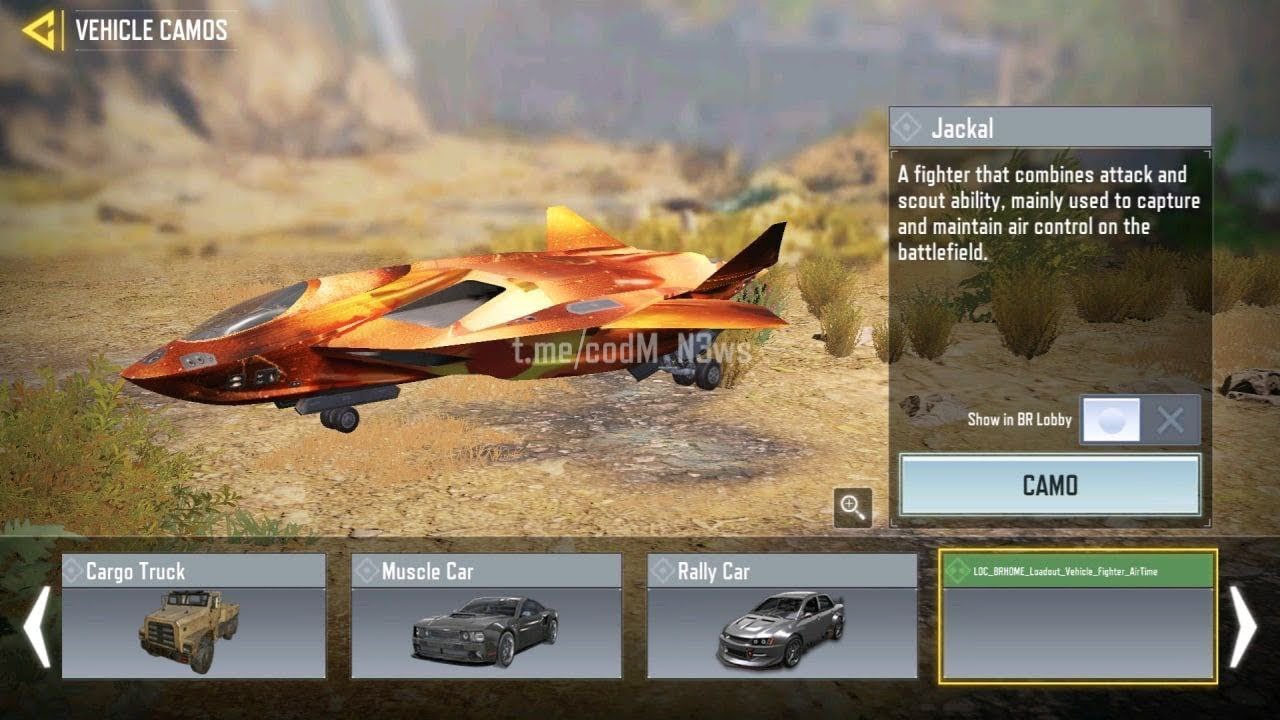 CODM Skin For The New Jet: "Jackal" - "Flight time". - YouTube