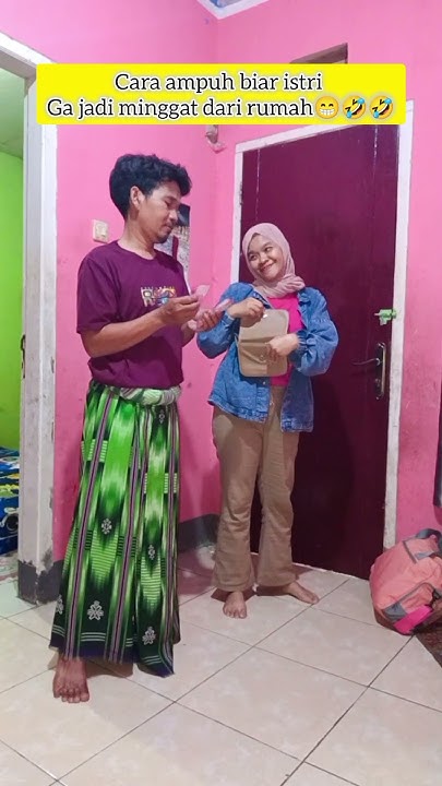 cara ampuh biar istri ga jadi minggat😁🤣🤣#komedi #lucu #ngakak #komedisuamiistri #fyp #shorts ...