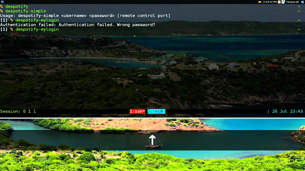 Despotify - Console Spotify Client - Linux TUI - YouTube