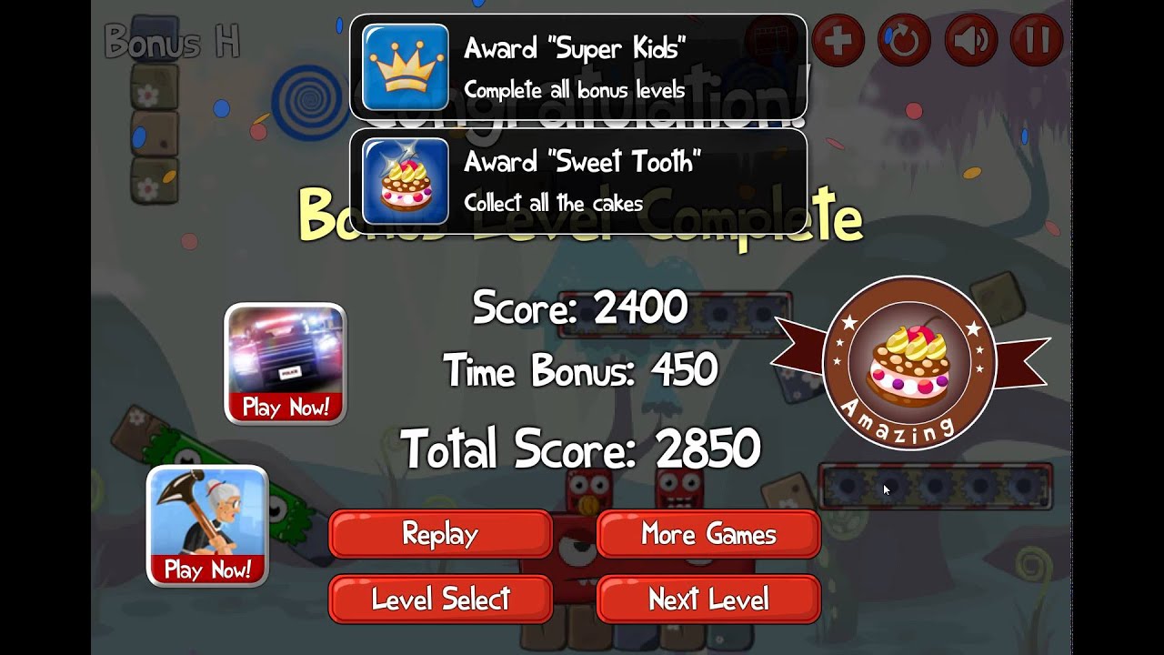 Monsterland 4: One more Junior -- Bonus Level H Walkthrough - YouTube