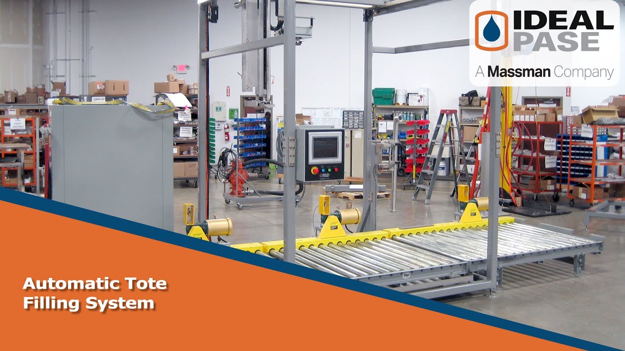 The Ideal Pase Auto Tote Filling System - YouTube