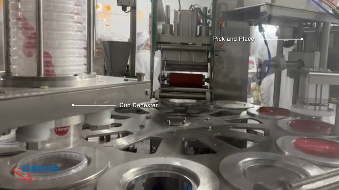 ORICS Industries | R-50 Rotary Sealing Machine - YouTube