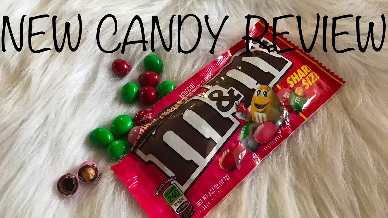 NEW! STRAWBERRY M&M'S CANDY REVIEW 2017 - YouTube
