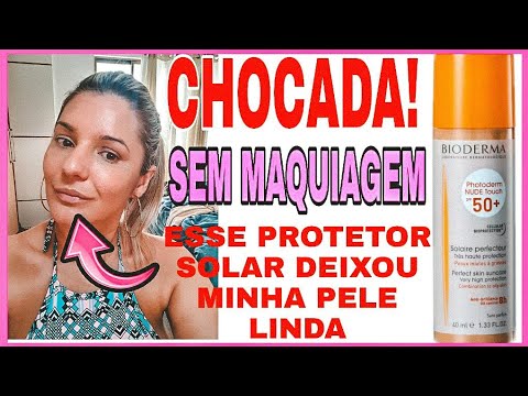 CHOCADA 😲 ESTOU SEM MAQUIAGEM E OLHA MINHA PELE QUE LINDA!#protetorsolar