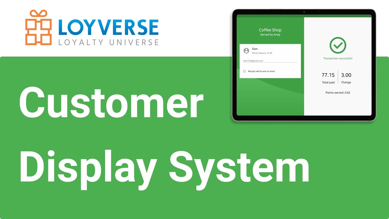 Customer Display System in Loyverse - YouTube