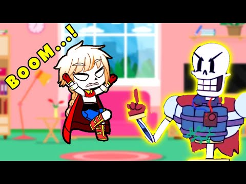 Undertale Reacts to Papyrus Finds a Human - YouTube