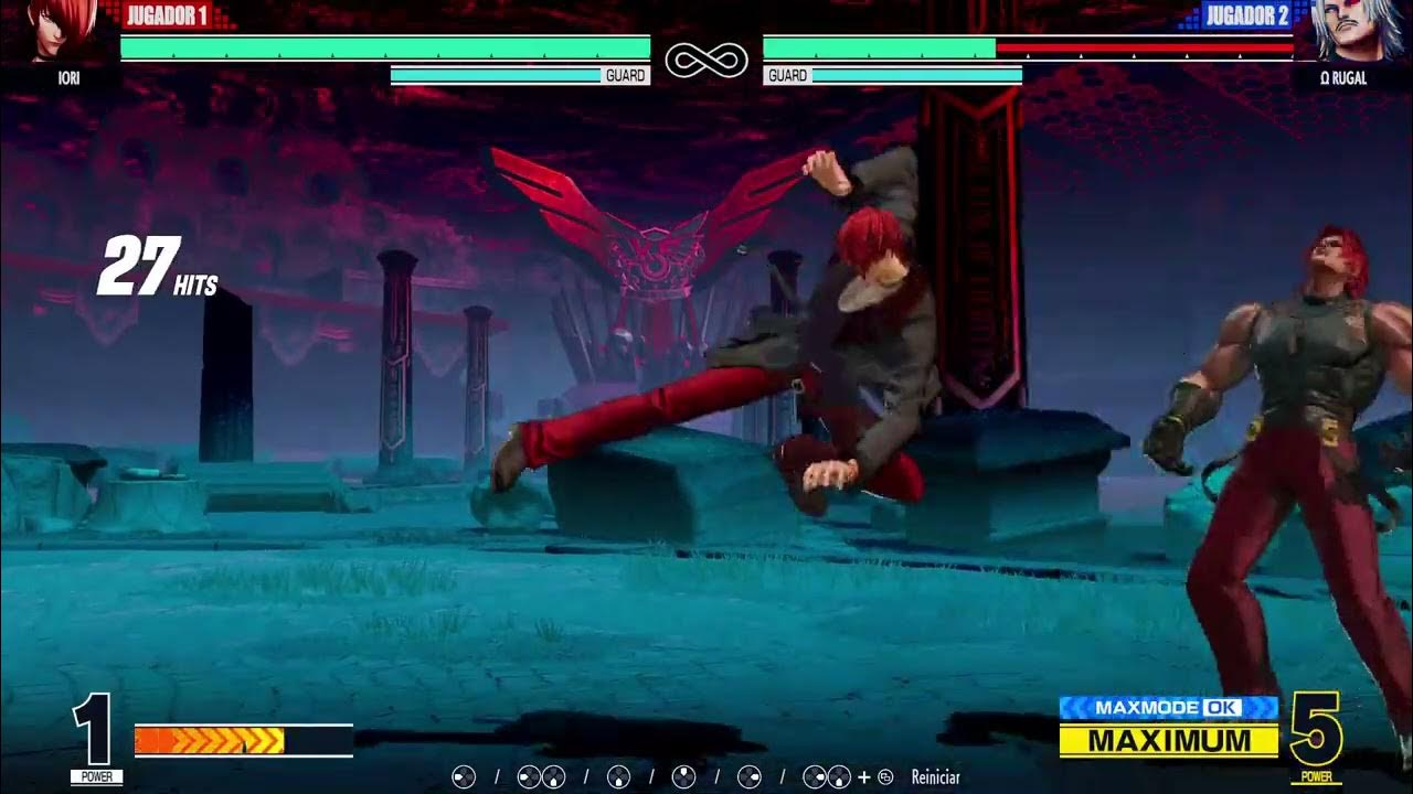 KOF XV Iori Yagami Cross-up to Corner STUN Combo - YouTube