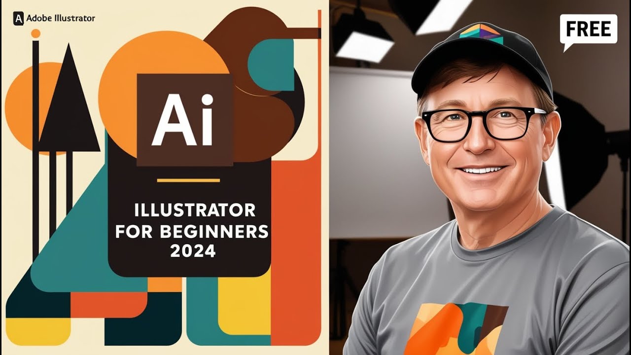 Illustrator for beginners Tutorial pack step by step part 14 - YouTube