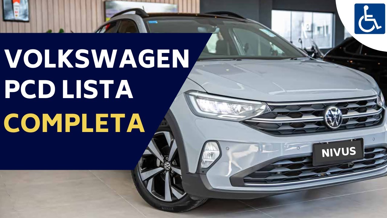 CARROS VOLKSWAGEN PCD COM ISENÇÃO E BÔNUS LISTA COMPLETA - YouTube