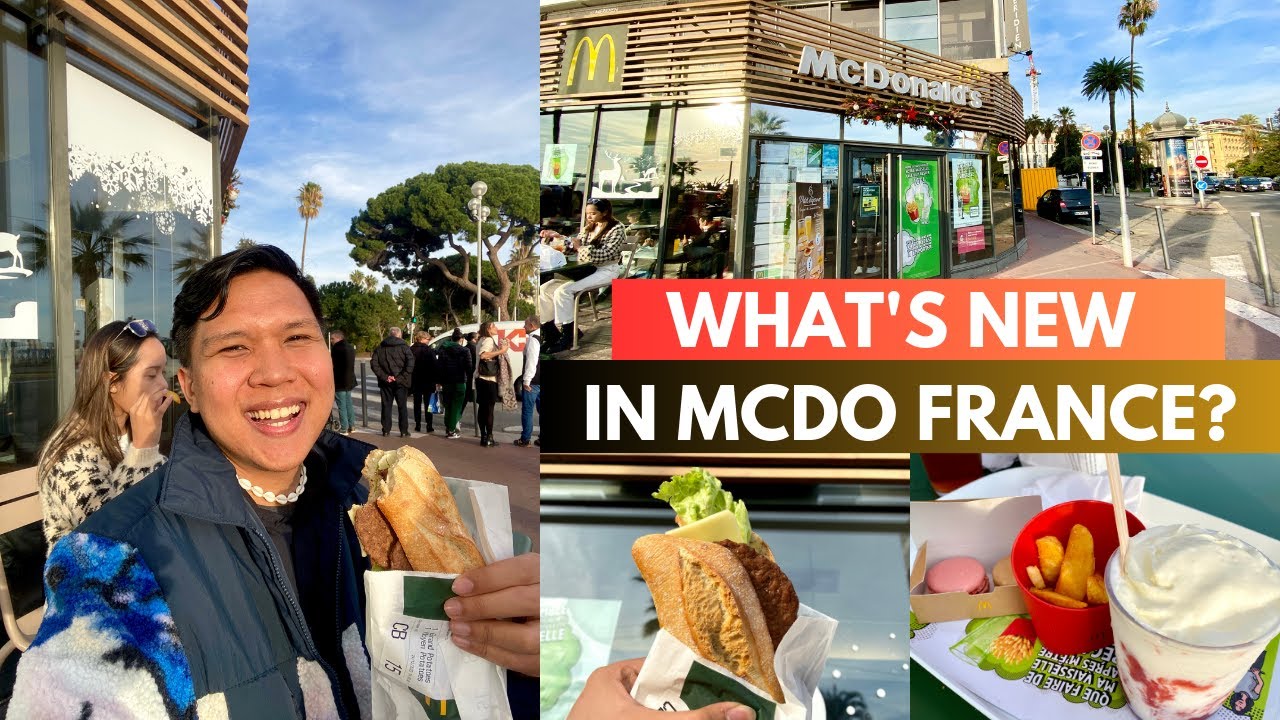 World's BEST MCDO Menu is in FRANCE? | Trying Out MCBAGUETTE - YouTube