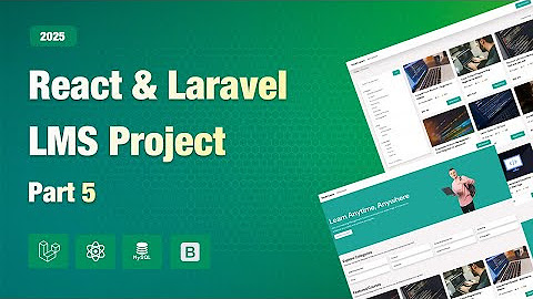 React & Laravel LMS Project - YouTube