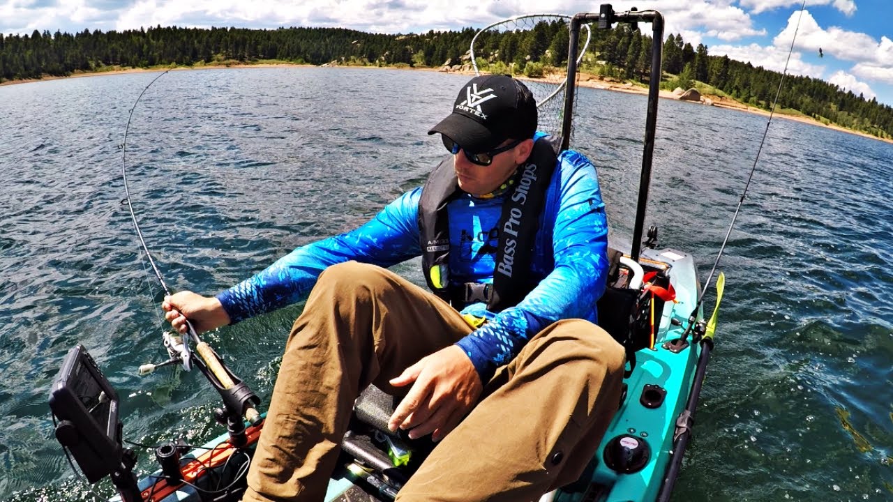 Rampart Reservoir Fishing - (Trolling For Trout) - YouTube