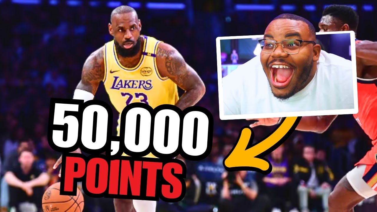 LEBRON DROPS 50K POINTS ON THE PELICANS HEAD - YouTube