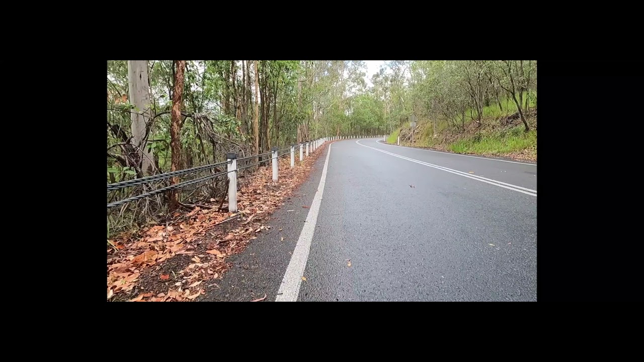 Cycling Mt Cootha back section climb Up to 4K - YouTube