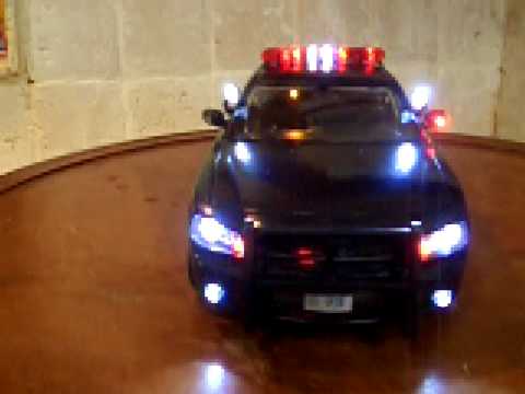 1/18 NYSP Dodge Charger New York State Police Lights & Siren - YouTube
