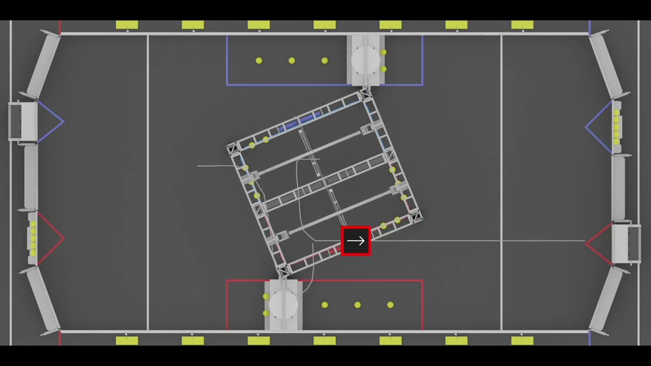 FRC 6328 BattleCry 2021 Odometry Visualization (FM3, no gyro) - YouTube