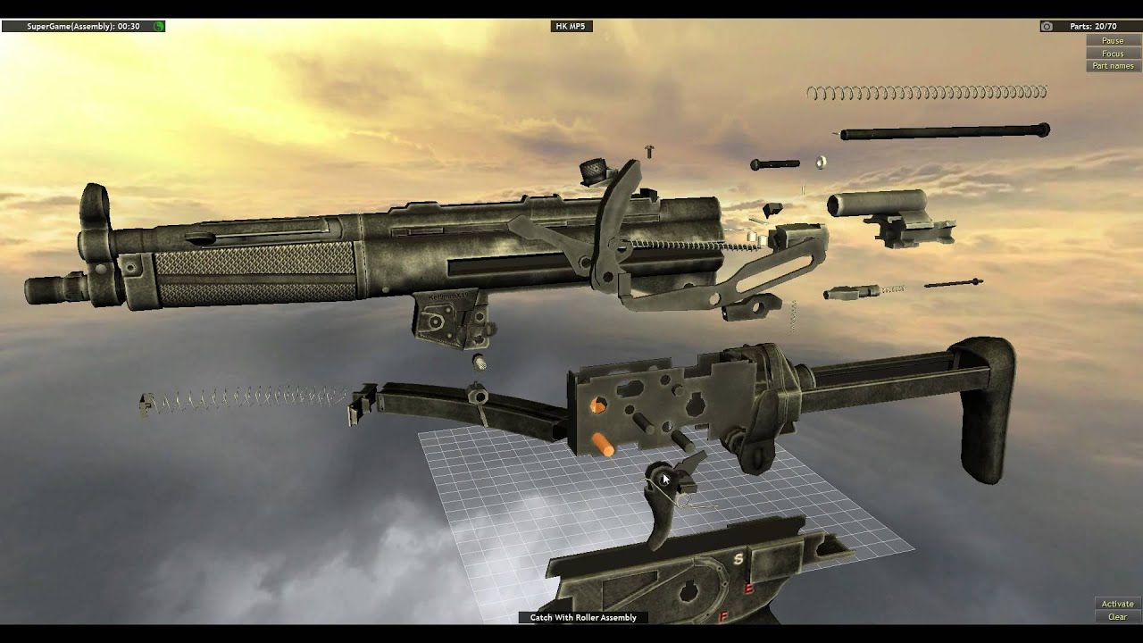 Lets Play World of Guns: Gun Disassembly 7 - HK MP5 Game Modes - YouTube