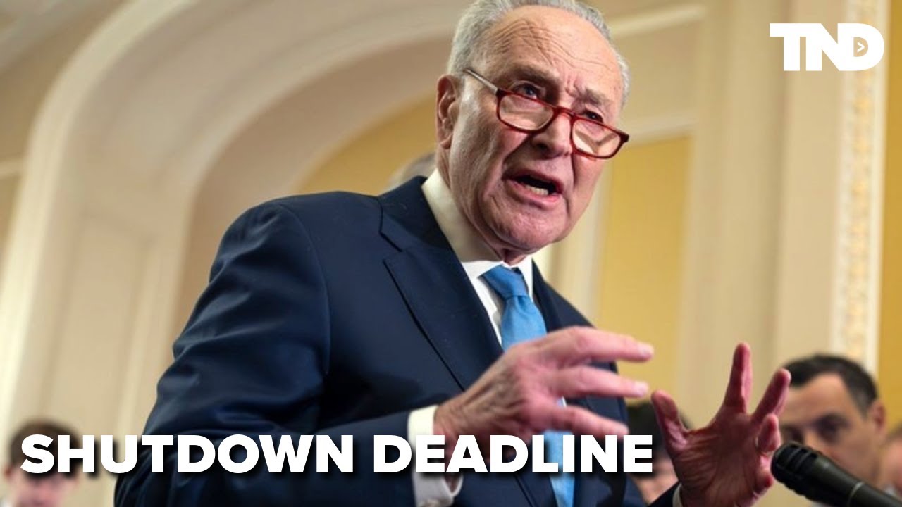 Schumer warns Senate Dems will reject GOP plan averting government shutdown - YouTube