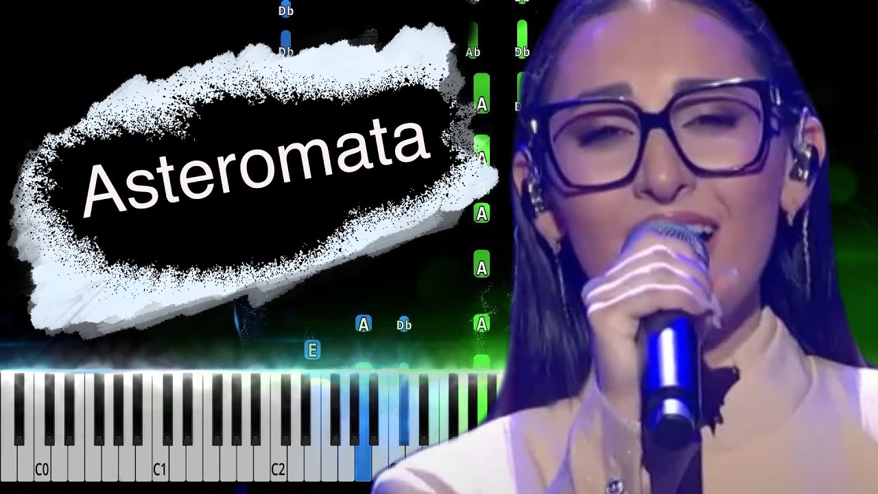 Klavdia - Asteromáta | Greece 🇬🇷 | Eurovision 2025 Piano Tutorial - YouTube