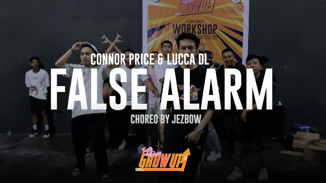 CONNOR PRICE - FALSE ALARM | JEZBOW | ADVANCE CLASS || Flava Workshop ...