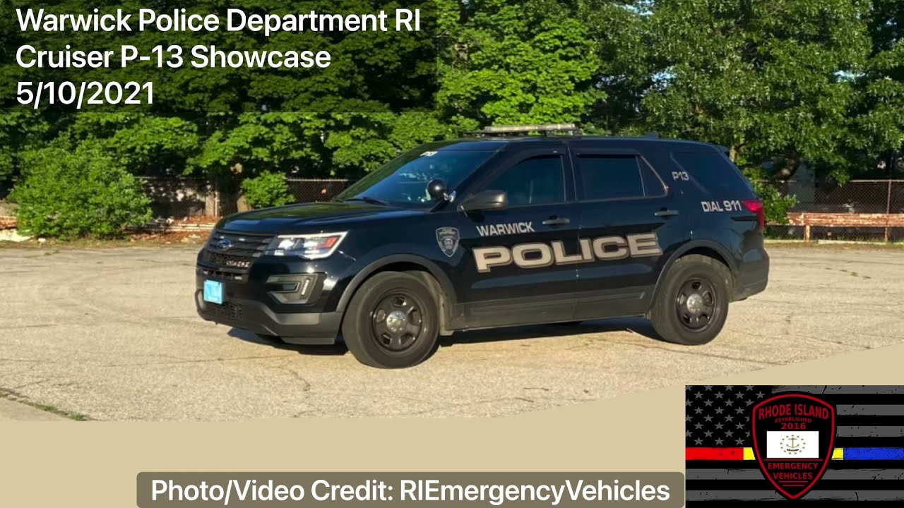 Warwick Police Department RI Cruiser P-13 Showcase - YouTube