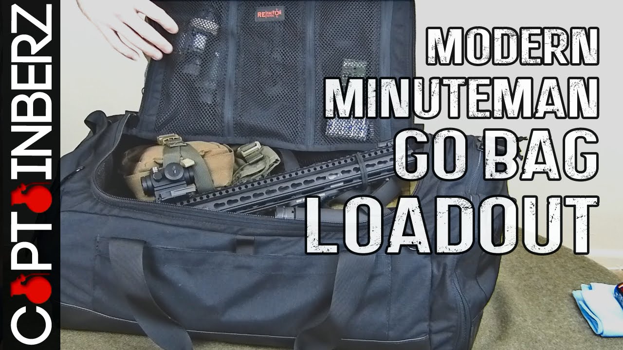 "Modern Minuteman" Go-Bag Loadout (Part I) - YouTube